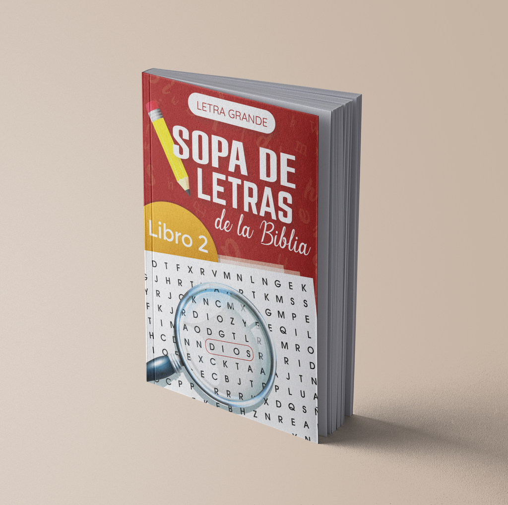 Sopa de Letras de la Biblia Letra Grande Libro 2 – Monsgo